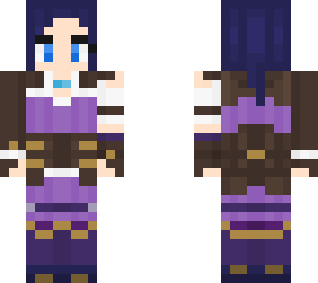 Caitlyn Arcane Minecraft Skins