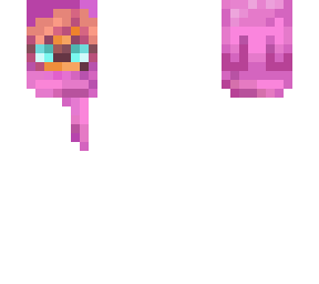 Pink scarf base | Minecraft Skin