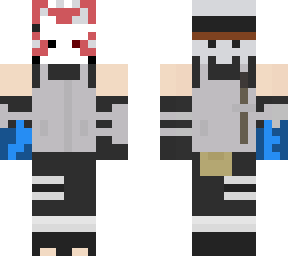 Kakashi anbu+mask+chidori | Minecraft Skin