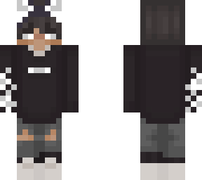 white demon boy | Minecraft Skin