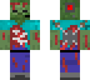 Bloody Zombie (Minecraft Story Mode) | Minecraft Skin