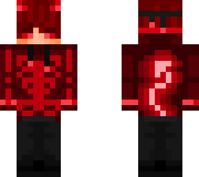Red Skeleton Minecraft Skins