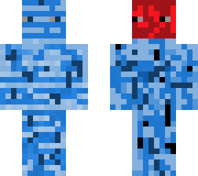WATER-LAVA SKIN MINECRAFT (plese enjoy the skin ...