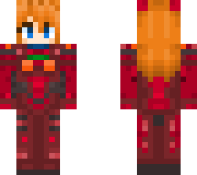 Asuka Langley - Evangelion | Minecraft Skin