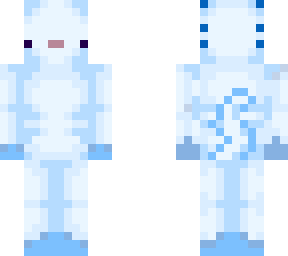 Blue Axolotl | Minecraft Skin