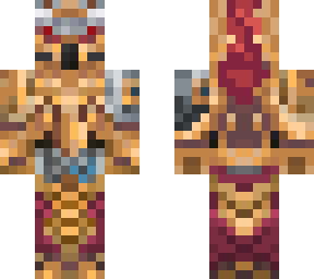 Captain-General Of The Adeptus Custodes "Kitten" | Minecraft Skin