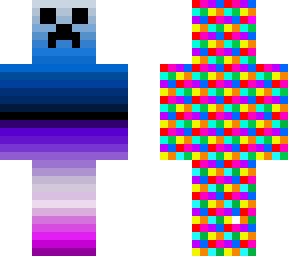 creeper plus explosion | Minecraft Skin