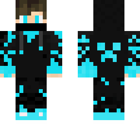 Cyan gamer boy | Minecraft Skin