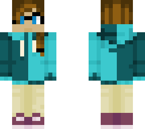 girl with glasses | Minecraft Skins