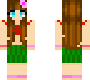 Hawaiian Hula Dancer | Minecraft Skin