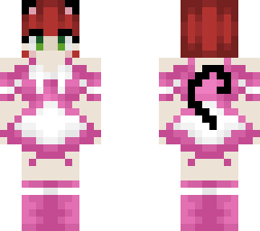 pink maid | Minecraft Skin
