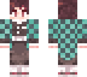 Tanjiro normal - Demons Slayer: Kimetsu No Yaiba | Minecraft Skin