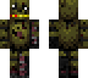 Burned Withered Springtrap | Minecraft Skin