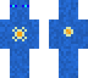 El Enderman Azul Minecraft Skins