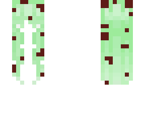 mint-choc chip hair base | Minecraft Skin