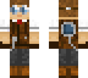 Steampunk Lab Assistant | Minecraft Skin