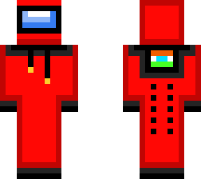 Among Us Red Imposter | Minecraft Skin