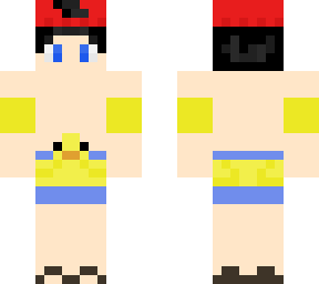 Boy in Duck Floaty | Minecraft Skin