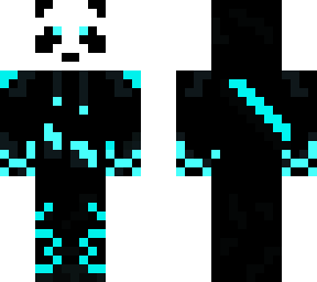 Cool Panda 4px arm | Minecraft Skin