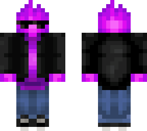 Cool~Purple~Fire | Minecraft Skin