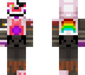 Glamrock mangle | Minecraft Skin