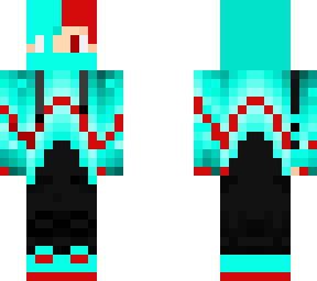 red and blue gamer boy | Minecraft Skin