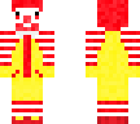 ronald mcdonald | Minecraft Skins
