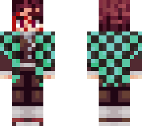 Tanjiro Kamado vs Rui | Minecraft Skin