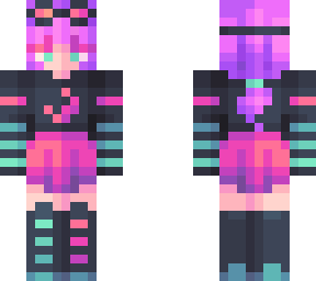 Vaporwave | Minecraft Skin