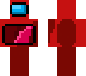 Among Us Red Impostor | Minecraft Skin