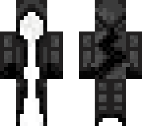 black hooded | Minecraft Skins
