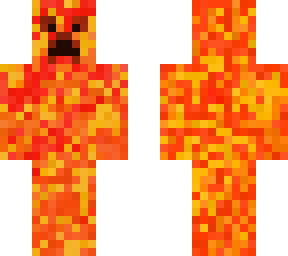 Fire Creeper | Minecraft Skins
