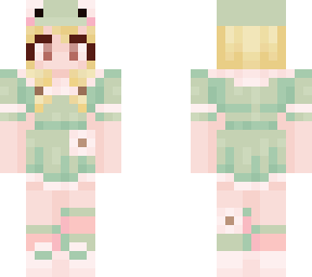 Frog Girl | Minecraft Skin