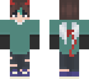 Half angel, half devil boy | Minecraft Skin
