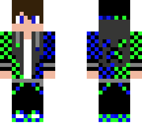 king blue & green | Minecraft Skin