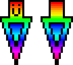 Rainbow Arrow Man | Minecraft Skin
