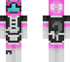 Among Us Maid (pink) v4 | Minecraft Skin