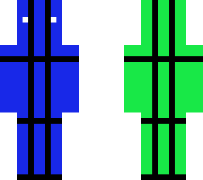 blue grid man | Minecraft Skin