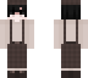 brown beret match 2 | Minecraft Skin