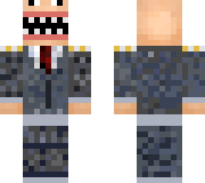 Cursed Bebe with suit | Minecraft Skin