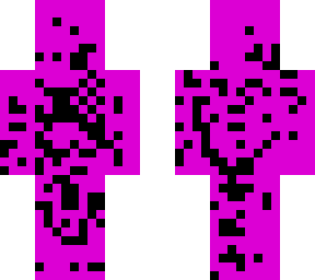 Disortoring Untextured charactor | Minecraft Skin