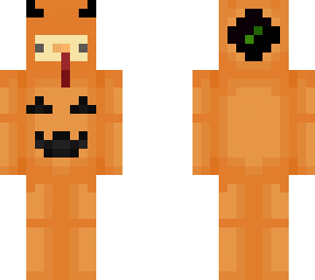 Evil Duck But A Pumpkin | Minecraft Skin