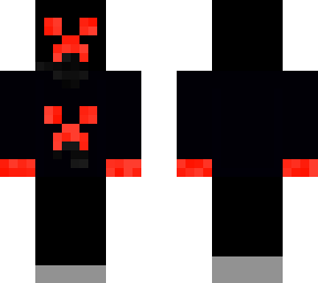 Fire creeper | Minecraft Skin