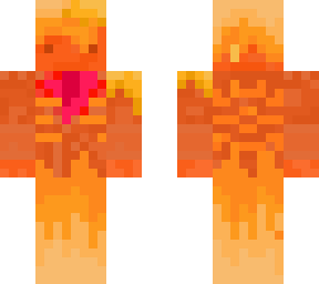 Fire Slime | Minecraft Skin