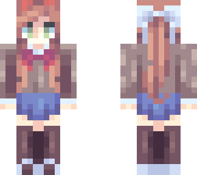 monika ddlc | Minecraft Skins
