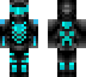 cool ice armour skin | Minecraft Skin