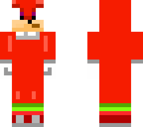 Minecraft knuckles from bedrock dlc | Minecraft Skin