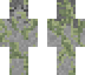 Mossy statue | Minecraft Skin