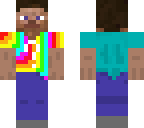 Rainbow steve | Minecraft Skin