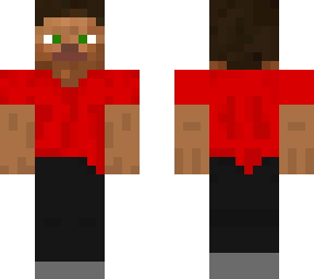 Red steve | Minecraft Skin